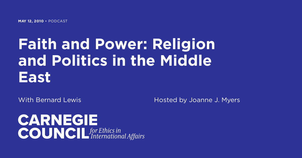 Faith and Power: Religion and Politics in the Middle East | Carnegie ...