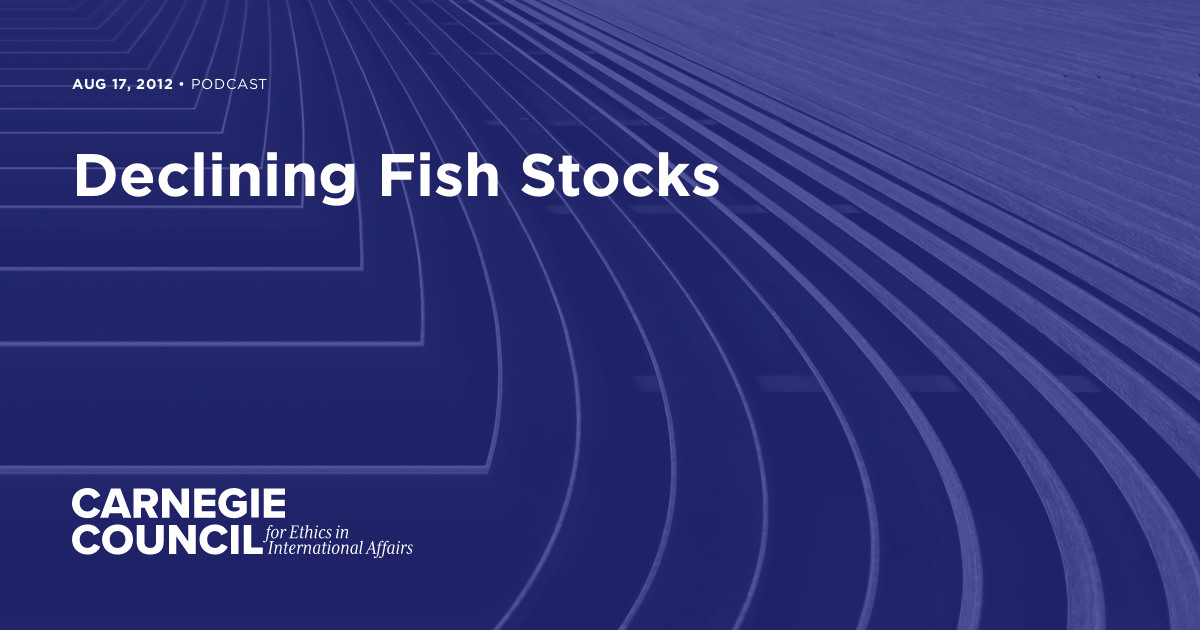 Declining Fish Stocks | Carnegie Council for Ethics in International ...