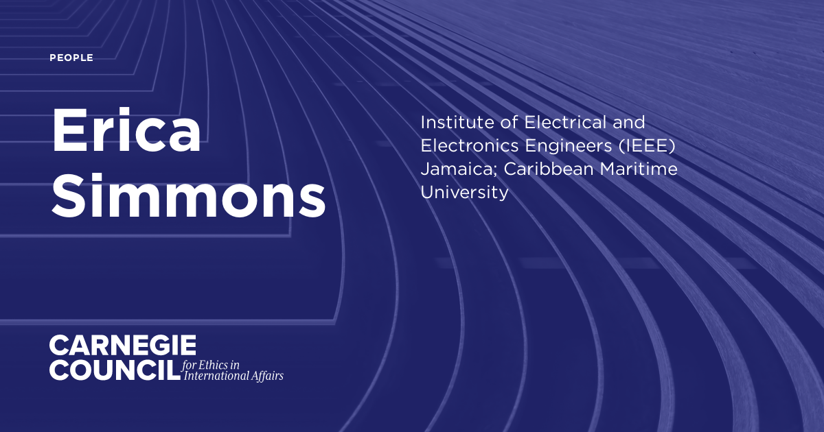 Erica Simmons | Carnegie Council for Ethics in International Affairs