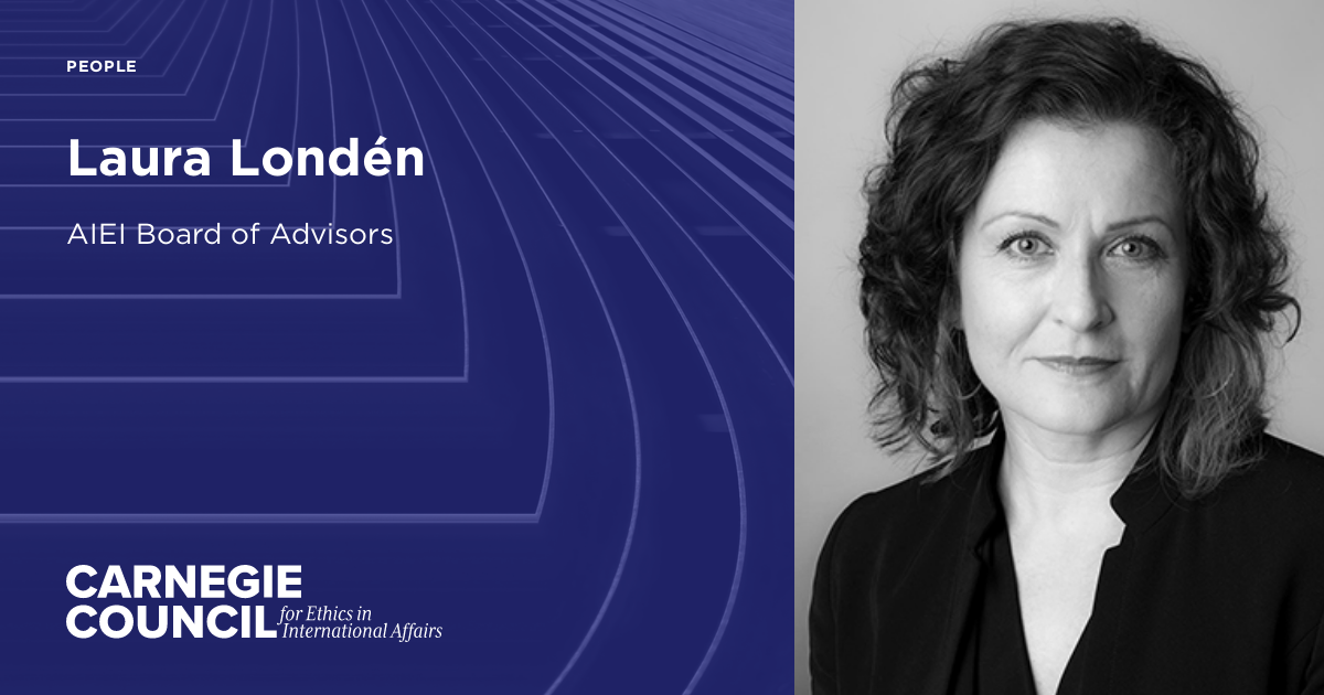 Laura Londén | Carnegie Council for Ethics in International Affairs