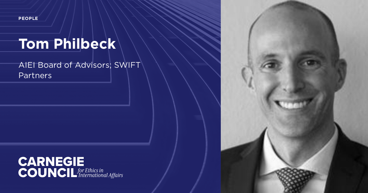 Tom Philbeck | Carnegie Council for Ethics in International Affairs