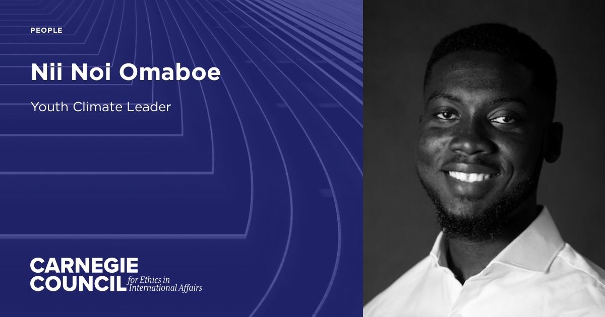 Nii Noi Omaboe | Carnegie Council for Ethics in International Affairs