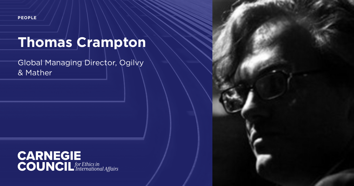 Thomas Crampton | Carnegie Council for Ethics in International Affairs