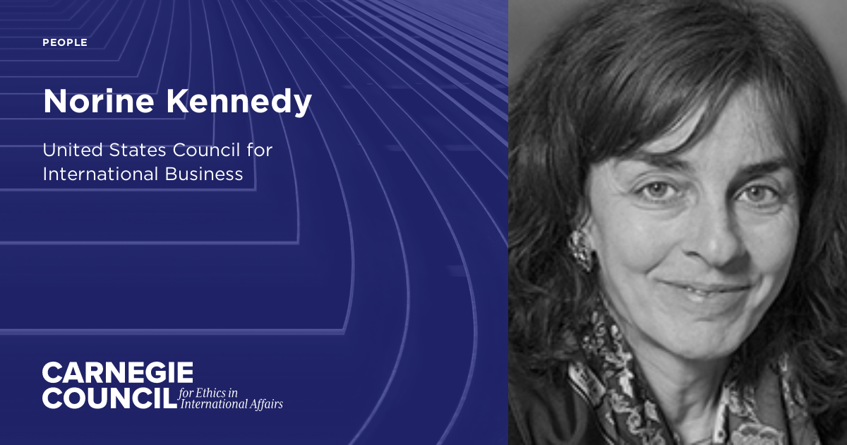 Norine Kennedy | Carnegie Council for Ethics in International Affairs