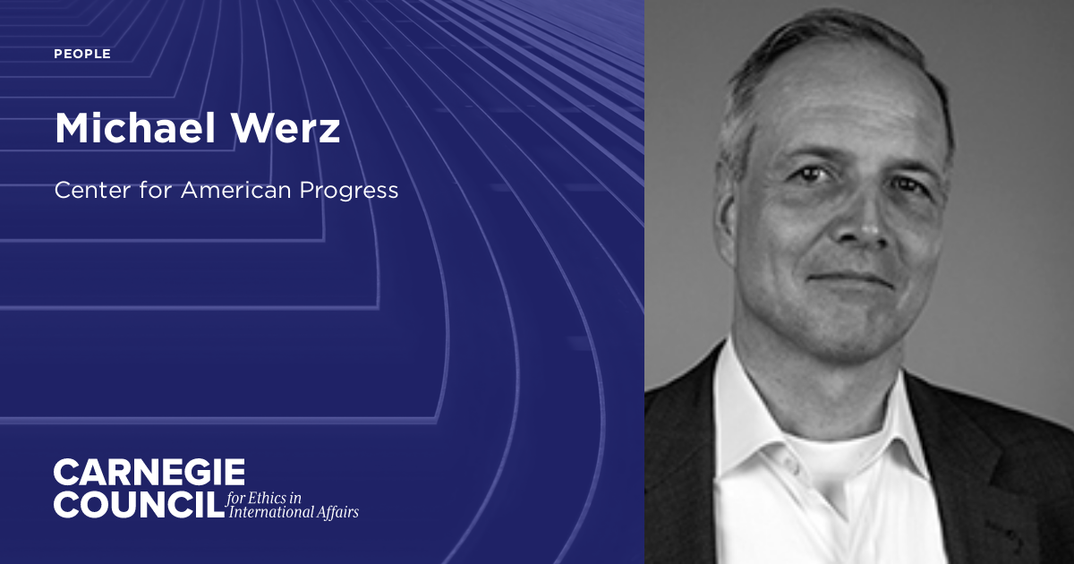 Michael Werz | Carnegie Council for Ethics in International Affairs