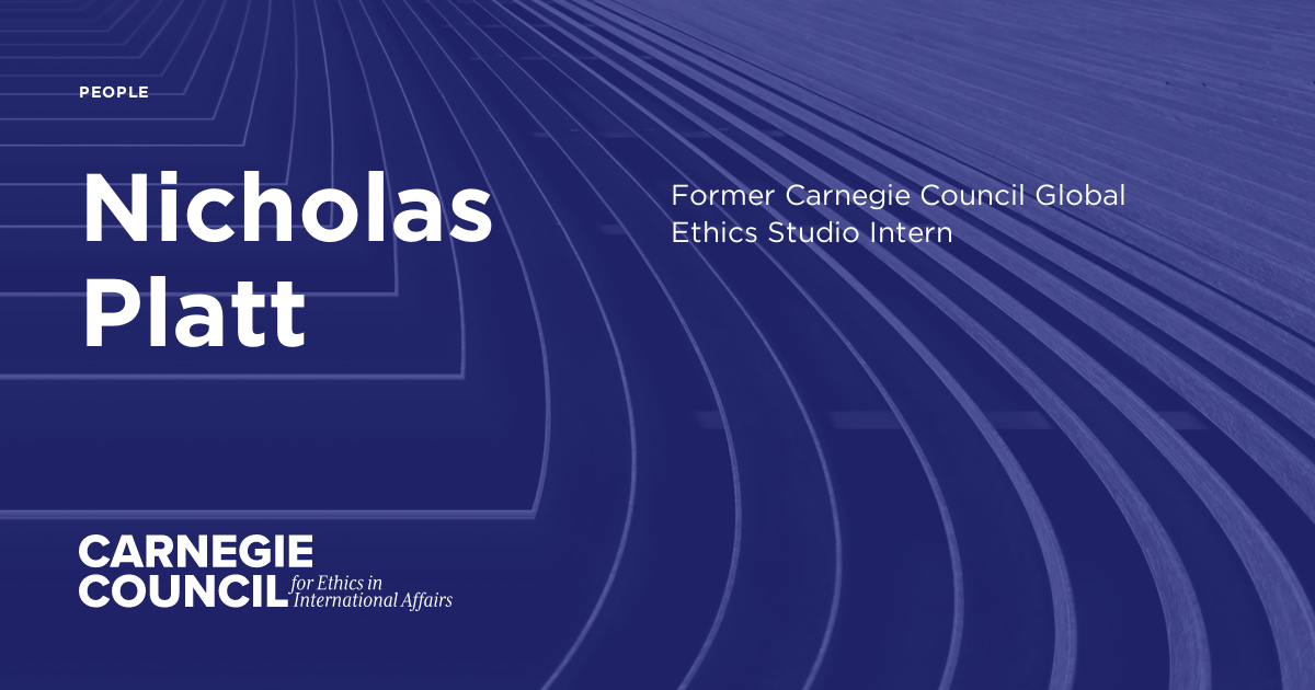 Nicholas Platt | Carnegie Council for Ethics in International Affairs