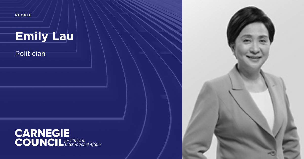 Emily Lau | Carnegie Council for Ethics in International Affairs