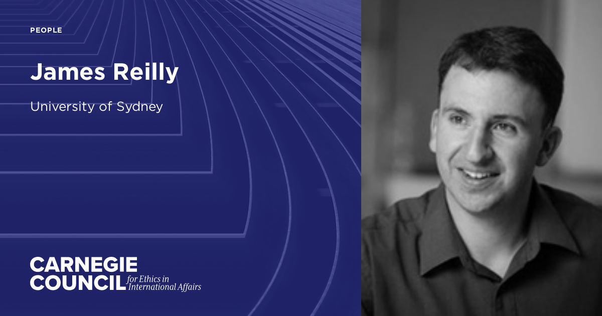 James Reilly | Carnegie Council for Ethics in International Affairs