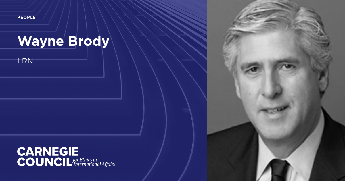 Wayne Brody | Carnegie Council for Ethics in International Affairs