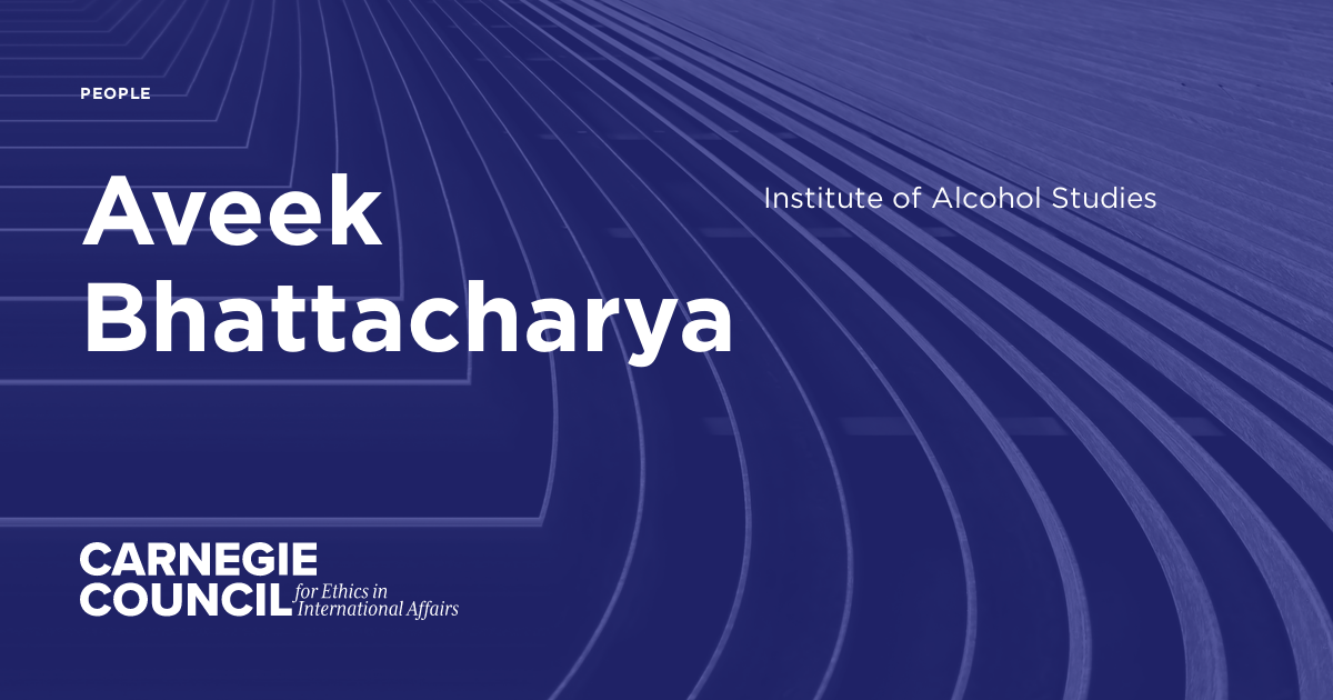 Aveek Bhattacharya | Carnegie Council for Ethics in International Affairs