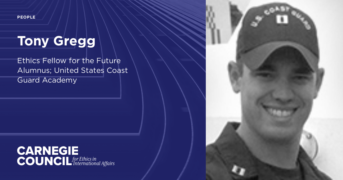 Tony Gregg | Carnegie Council for Ethics in International Affairs