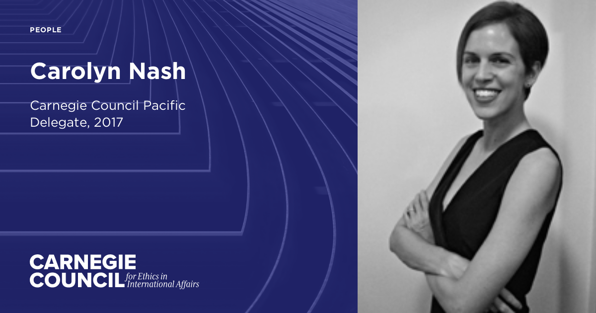 Carolyn Nash | Carnegie Council for Ethics in International Affairs